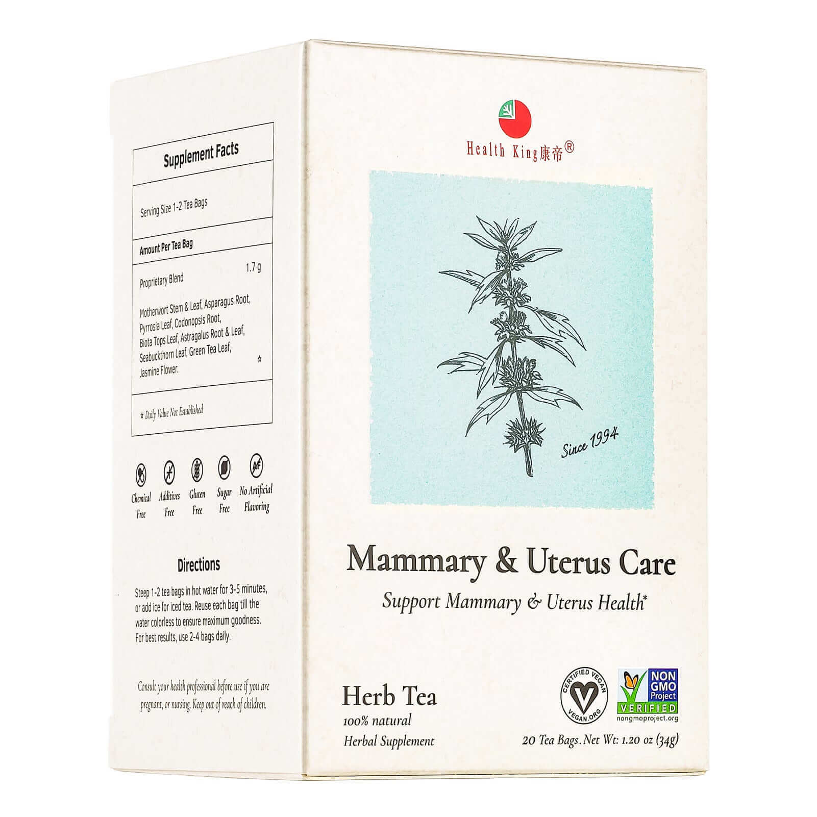 Mammary & Uterus Care Herb Tea | Female Wellness Support